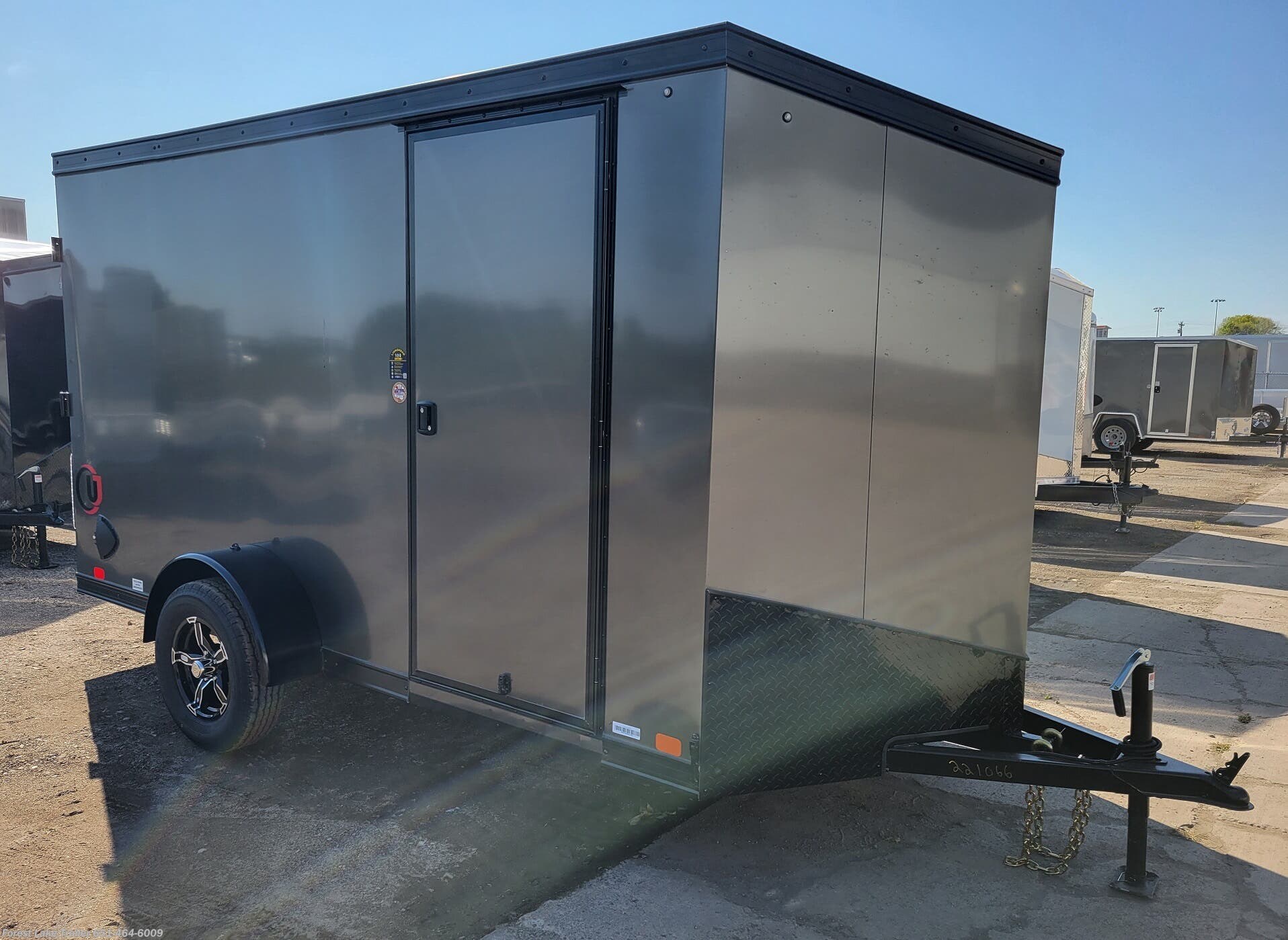 2024 United Trailers UJ 6x12 6’6'' H V Front Enclosed Trailer w/Ramp bo