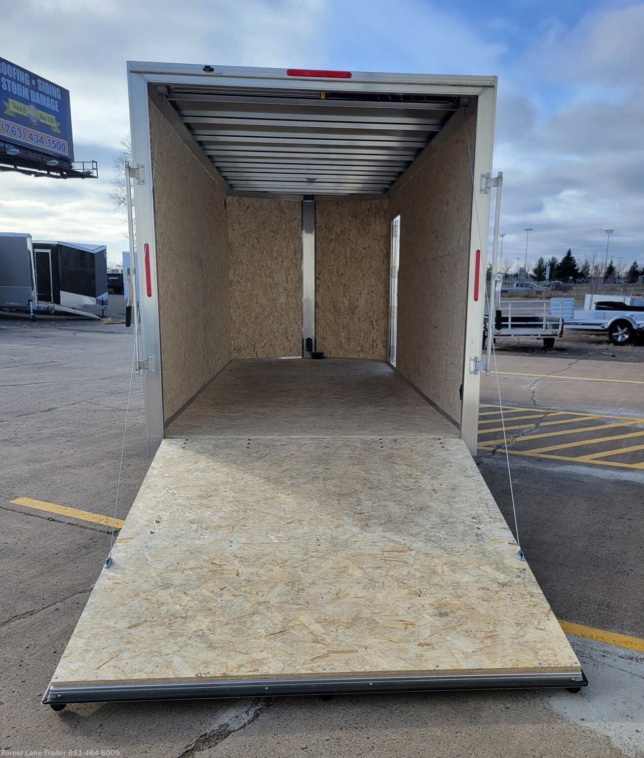 2025 Triton Trailers Cargo V 7x16 7h Ramp Aluminum ATV UTV Cargo Trailer w