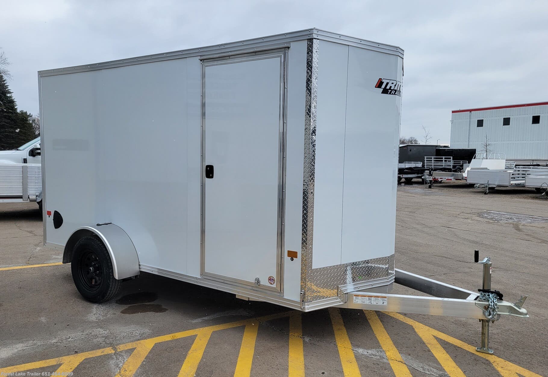 2025 Triton Trailers Cargo XLT V 6x12 3k Ramp Aluminum ATV Cargo Trailer w