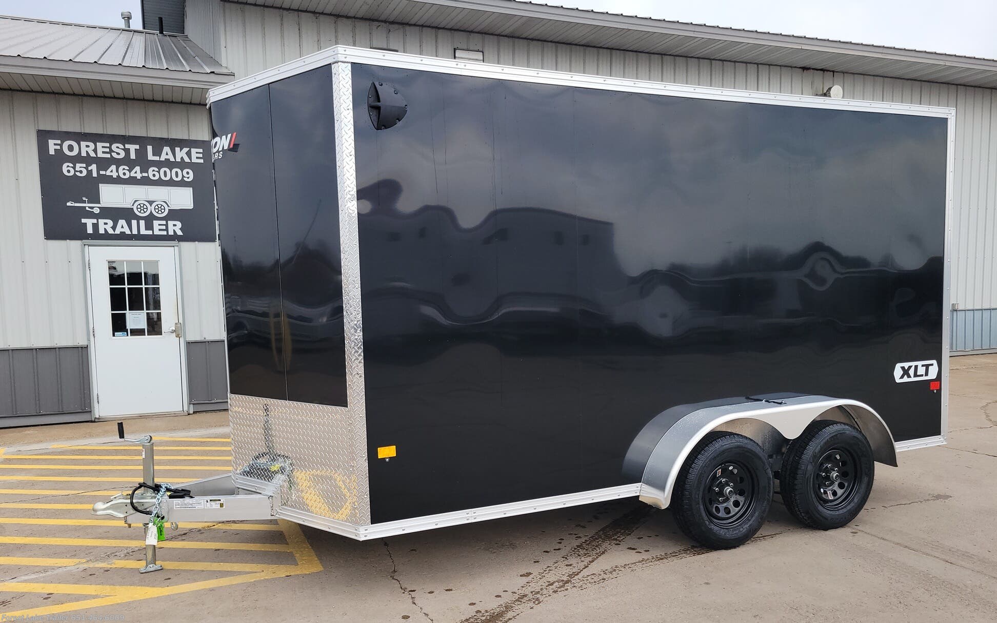 2025 Triton Trailers Cargo V 7x14 7h Ramp Aluminum ATV UTV Cargo Trailer b