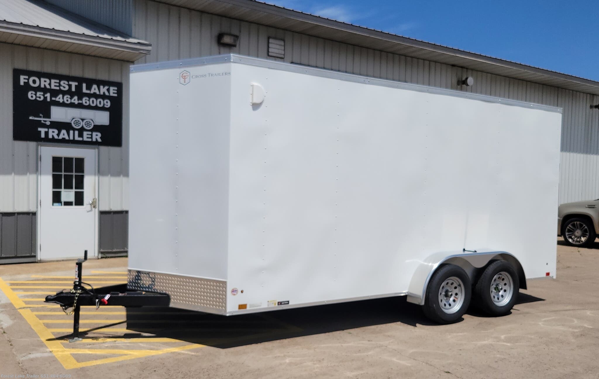 2025 Cross Trailers Beta V 7x14 7'h Ramp Cargo Trailer w