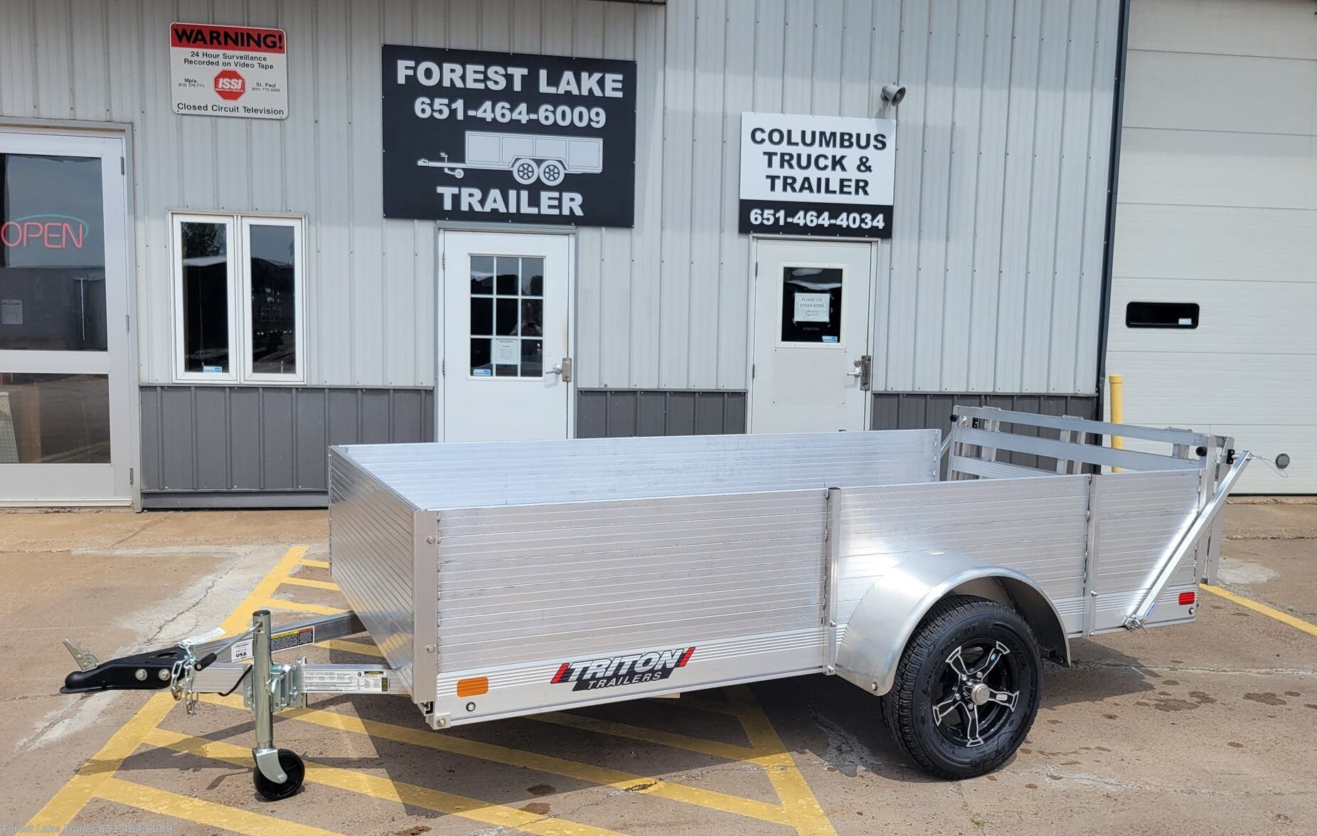 2025 Triton Trailers FIT Series FIT 1064 5'4''x10' Tall Solid Sides