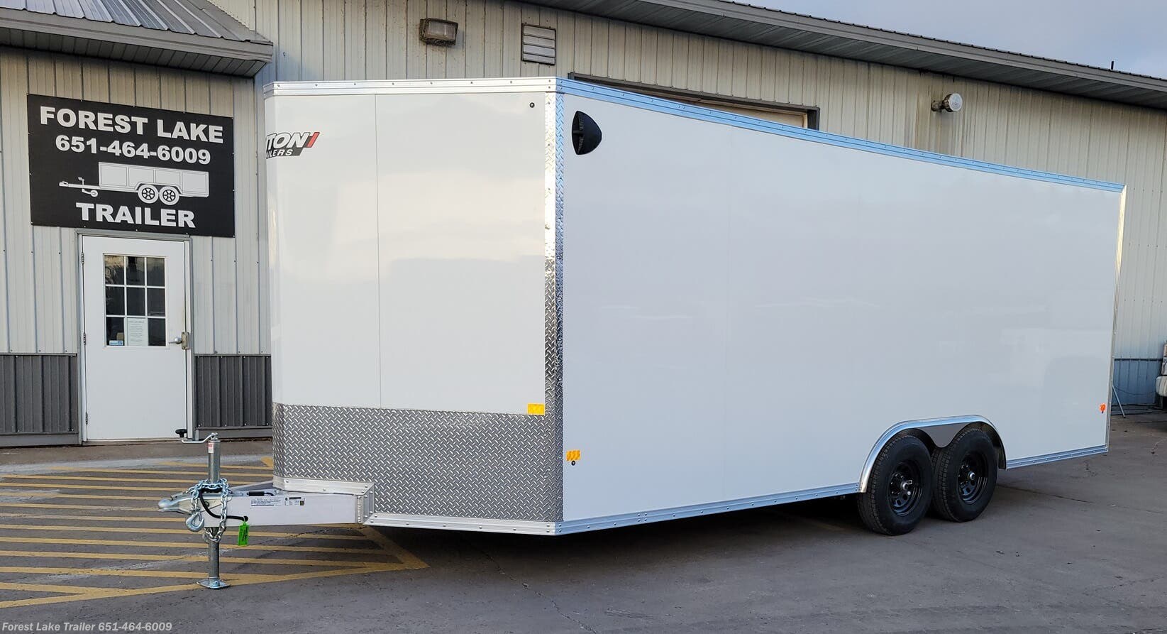 2026 Triton Trailers Cargo V 8.5x20 10k 7h Ramp Alum ATV UTV Car Trailer w