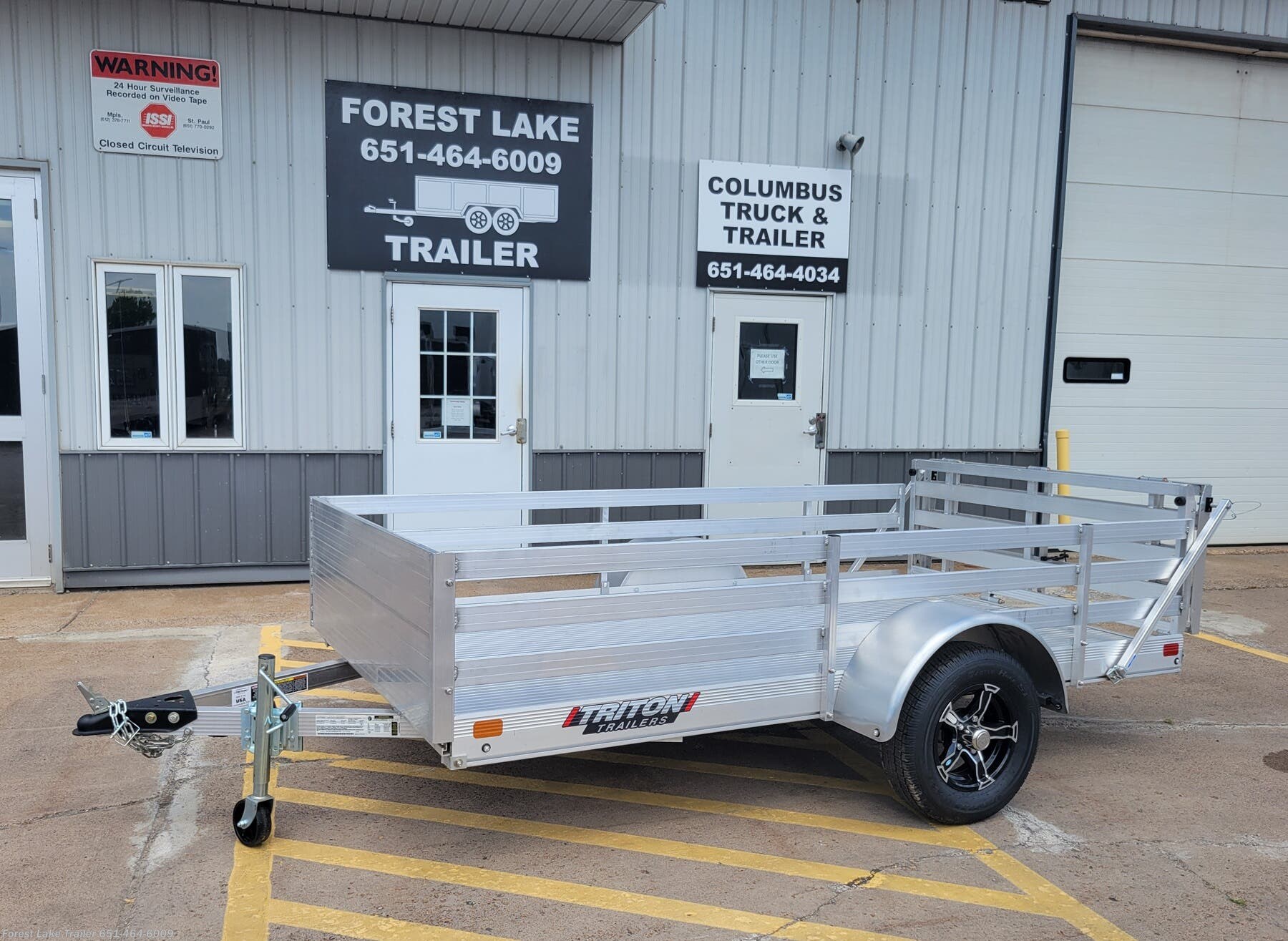 2025 Triton Trailers FIT Series FIT 1064 5'4''x10' Rail Side Alum ...