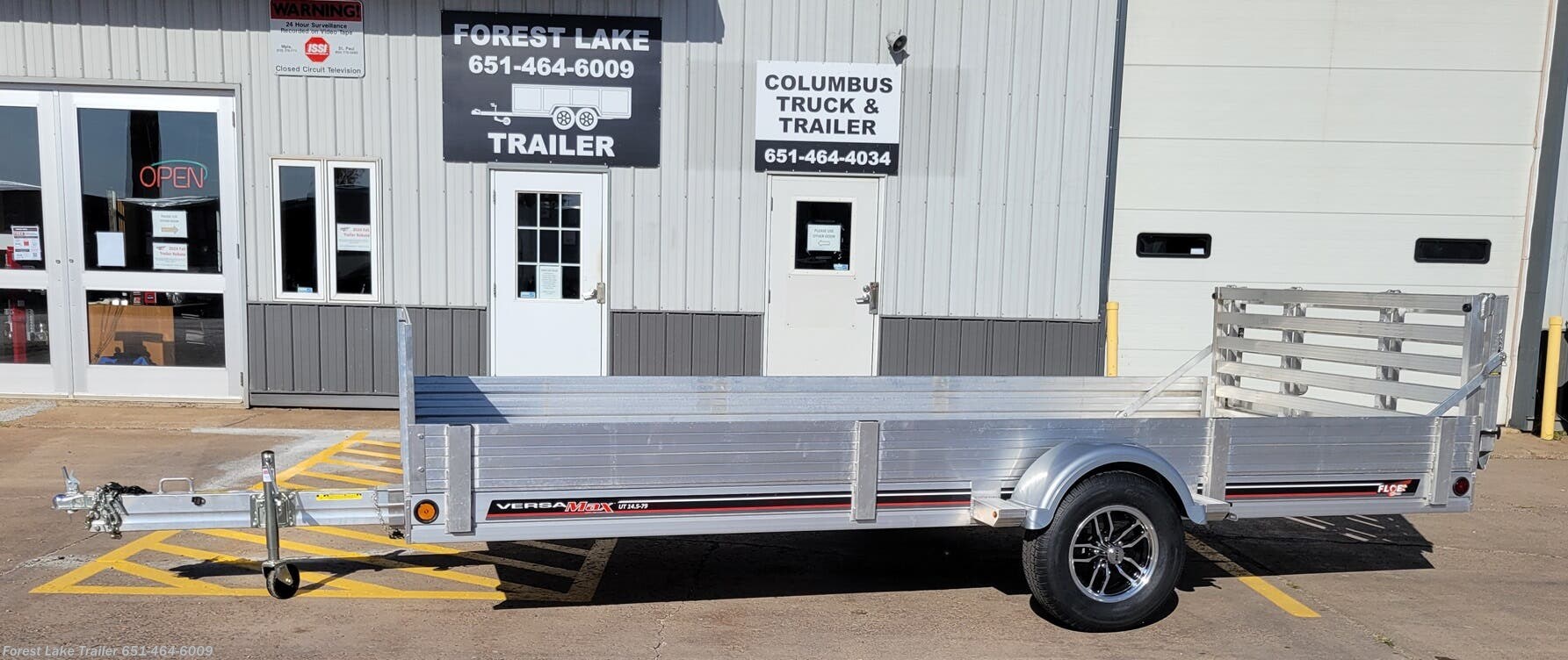 2026 FLOE Versa Max UT 14.5x79 Alum Utility Trailer Side Load