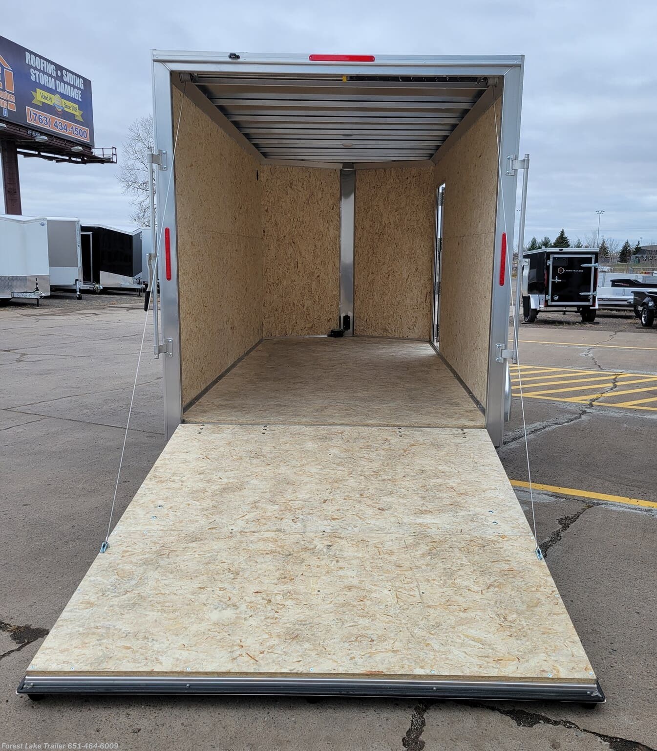 2026 Triton Trailers Cargo V 7x14 7h Ramp Aluminum ATV UTV Cargo Trailer c