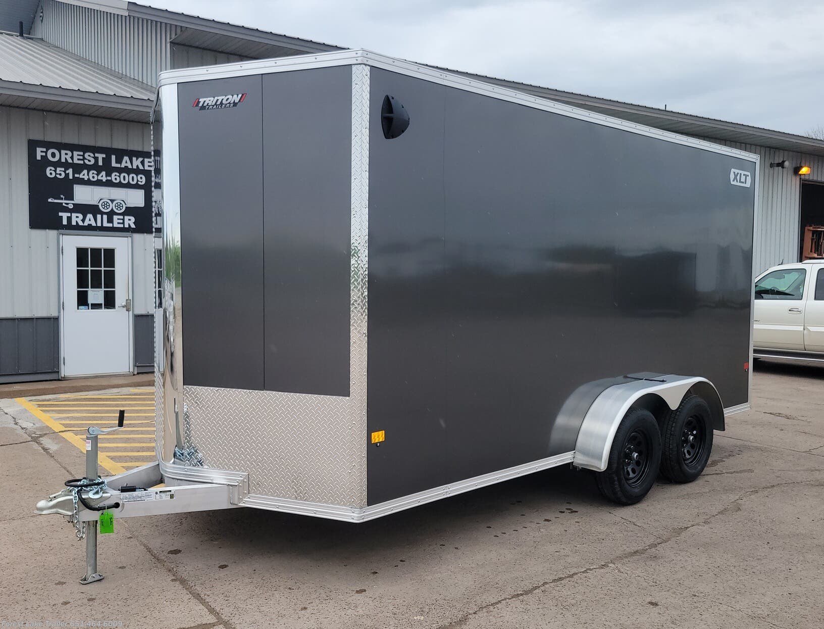 2026 Triton Trailers Cargo V 7x16 7h Ramp Aluminum ATV UTV Cargo Trailer c