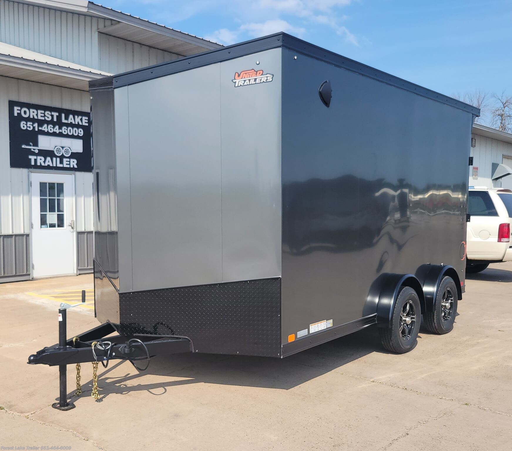 2026 United Trailers UJ 7.5.x14 7.5' H V Enclosed Trailer w/Ramp c bo