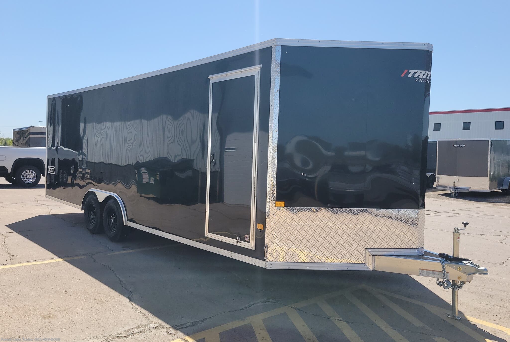 2026 Triton Trailers Cargo V 8.5x24 10k 7h Ramp Alum ATV UTV Car Trailer b