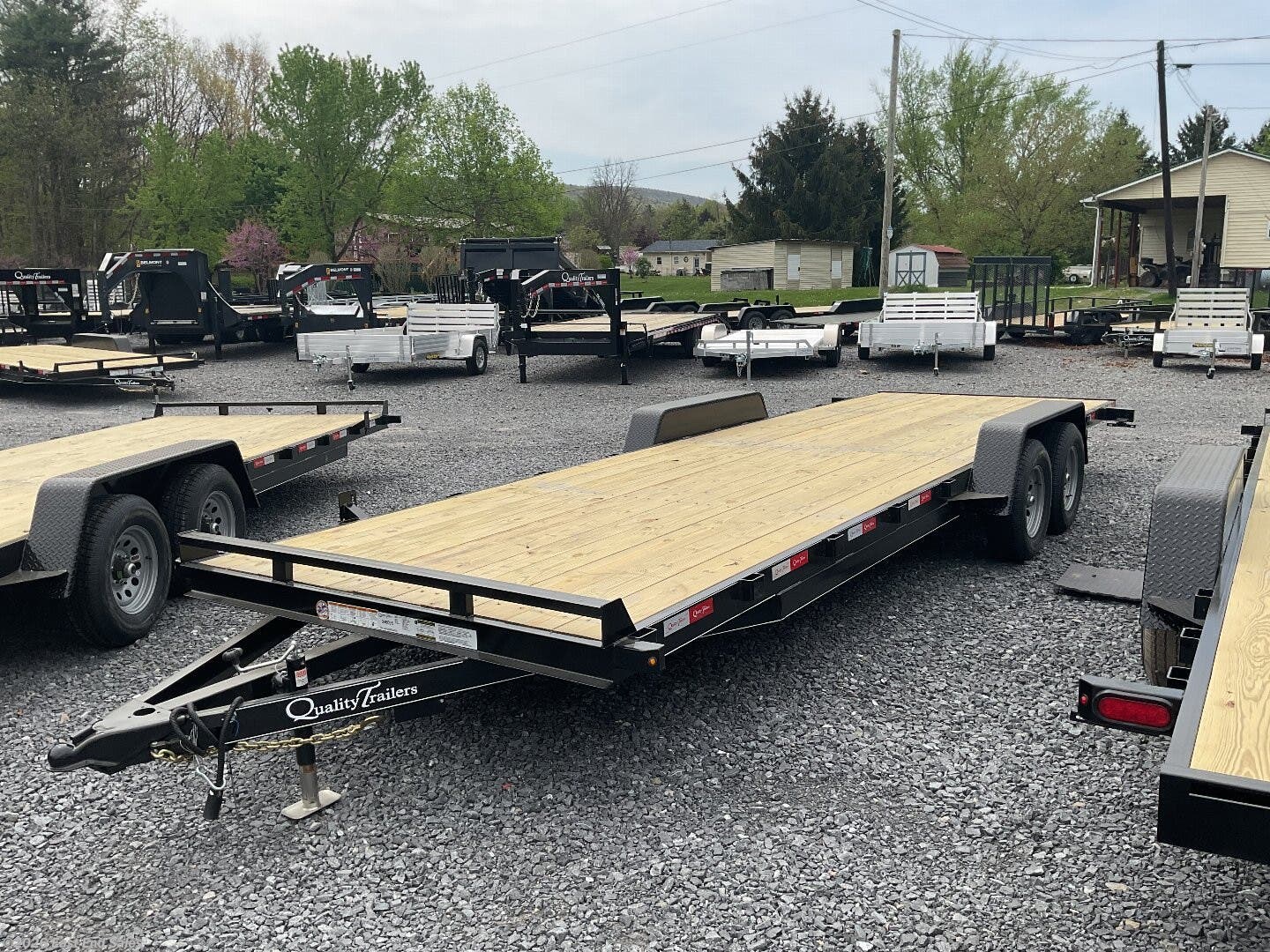 6x24 Car Hauler Trailer for sale | New Quality Trailers AW-4K-24G ...