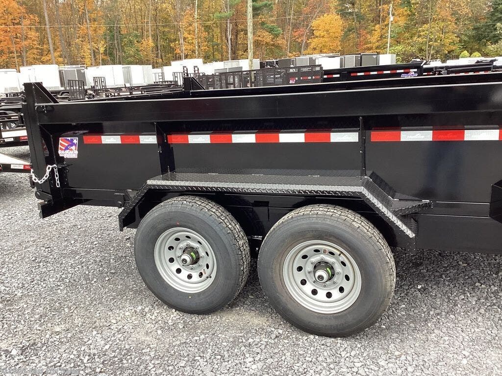 Dump Trailer for sale | New Hawke 7'x12' 14K LPTHH | TrailersUSA