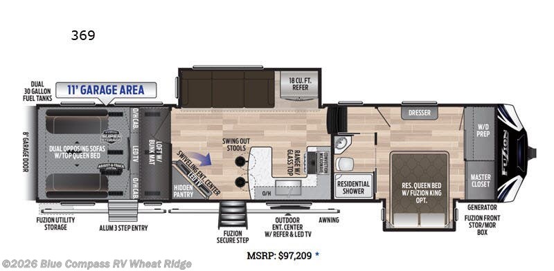 2020 Keystone Fuzion 369 RV for Sale in Wheat Ridge, CO 80033 ...