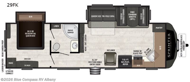 2020 Keystone Sprinter Campfire Edition 29FK RV for Sale in Latham, NY ...