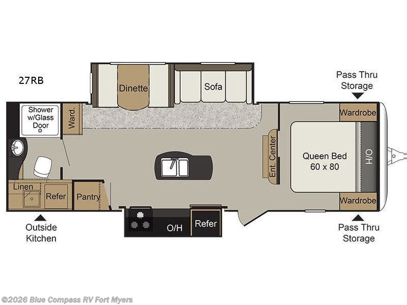 2017 Keystone Passport Elite 27RB RV for Sale in Fort Myers, FL 33908 ...