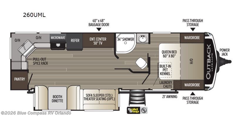 2020 Keystone Outback Ultra Lite 260UML RV for Sale in Casselberry, FL ...
