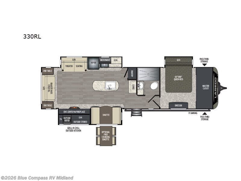 2019 Keystone Laredo 330RL RV for Sale in Midland, MI 48642 | UT290180 ...
