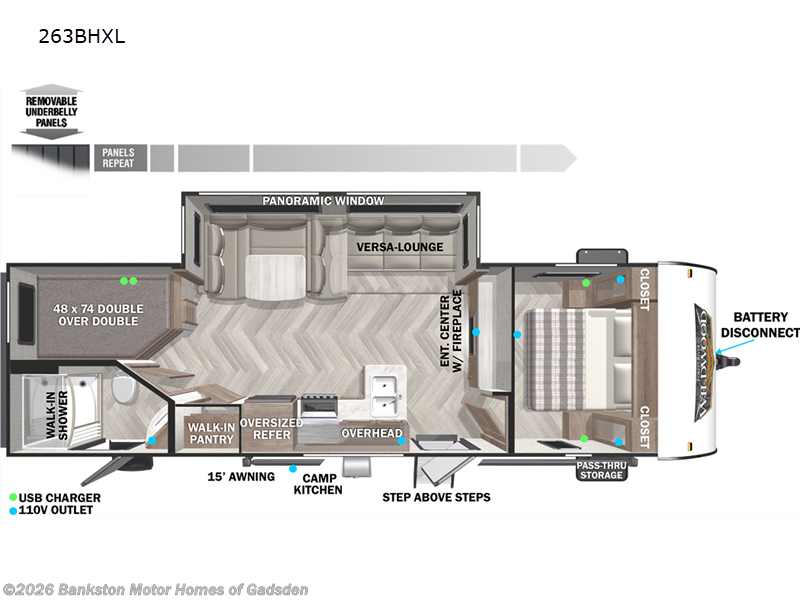 2022 Forest River Wildwood X-Lite 263BHXL RV for Sale in Attalla, AL ...
