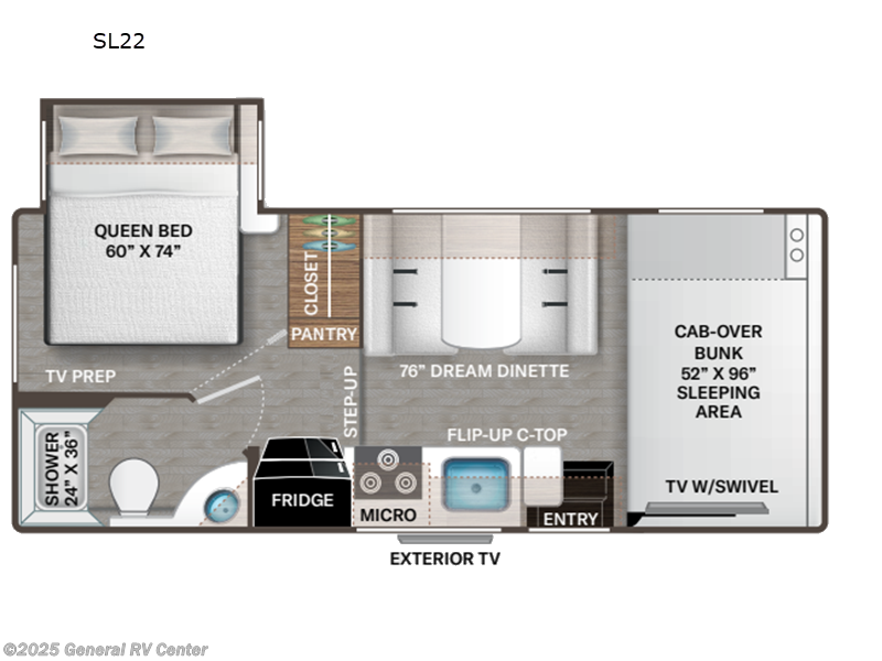 2024 Thor Motor Coach Quantum SE SL22 RV for Sale in Clarkston, MI ...