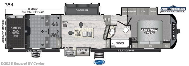 2020 Keystone Raptor 354 RV for Sale in Draper, UT 84020 | 295520 ...