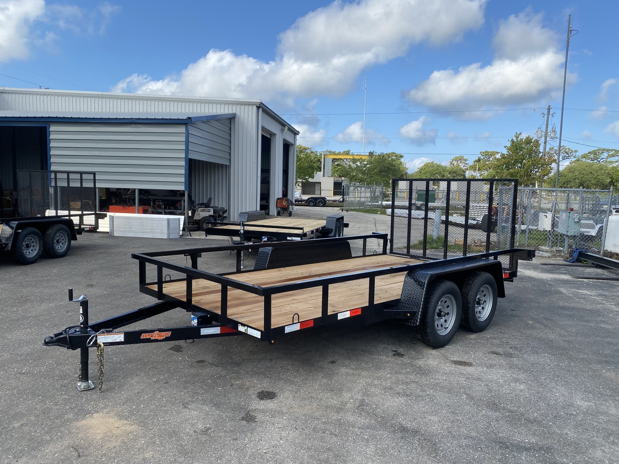 2022 Down 2 Earth 82X14 TubeTop Utility Trailer