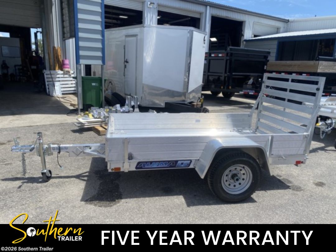 2024 Aluma 548 8' Aluminum Utility Trailer with 12" Sides