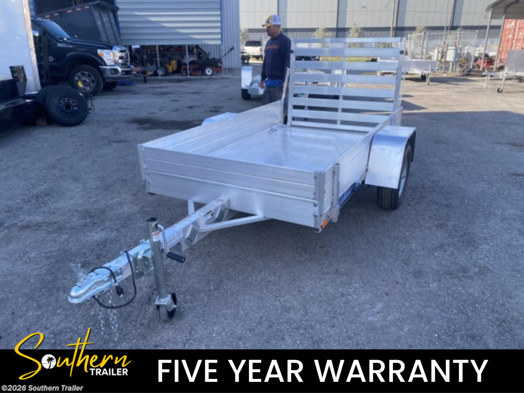 2024 Aluma 548 8' Aluminum Utility Trailer with 12" Sides