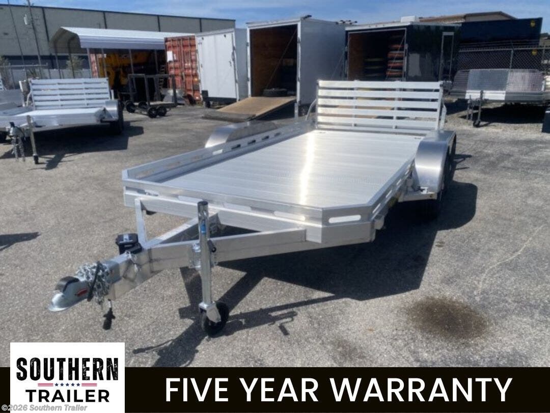 2025 Aluma 7814TA-BT 14' Aluminum ATV UTV Utility Trailer