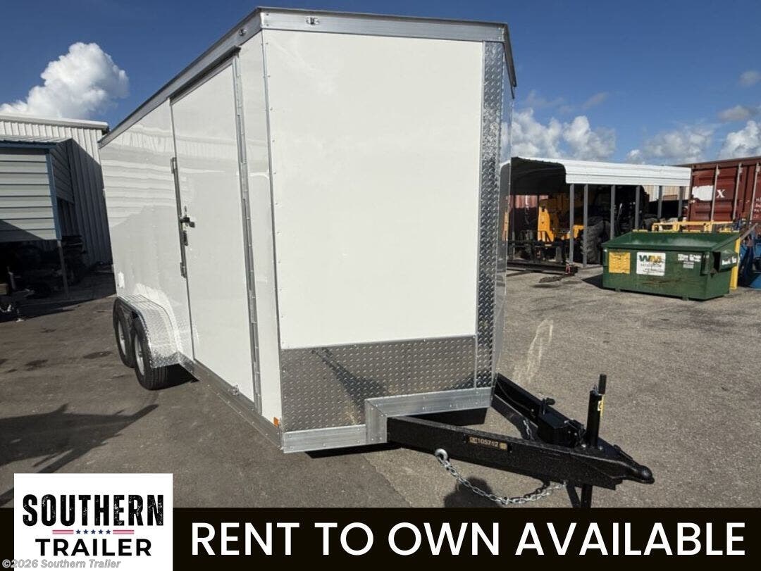 2026 Covered Wagon 7X16 Extra Tall Enclosed Cargo Trailer 9990 GVWR