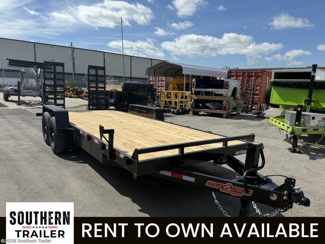 2026 Down 2 Earth 82X20 Equipment Trailer 14000 LB GVWR
