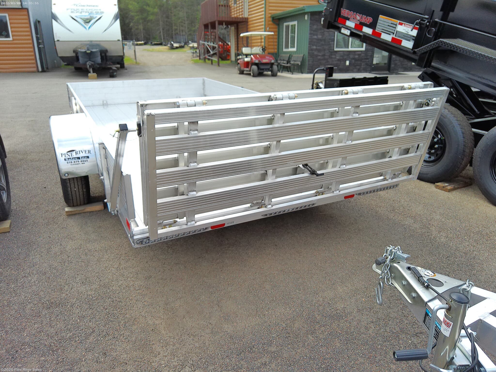 2023 Triton Trailers 72" x12' Fit Aluminum Utility Trailer