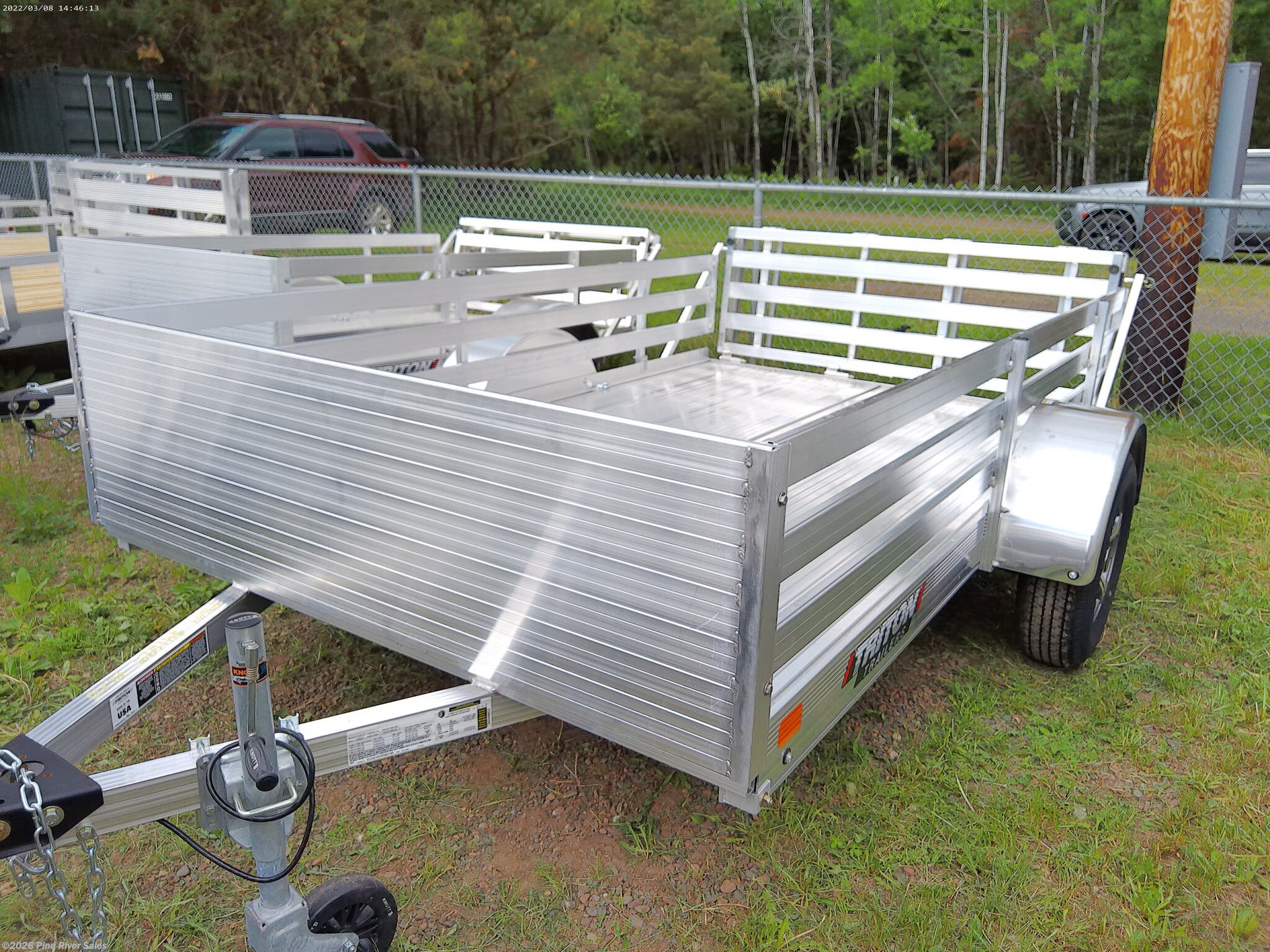 2023 Triton Trailers 72" x10' Fit Aluminum Utility Trailer