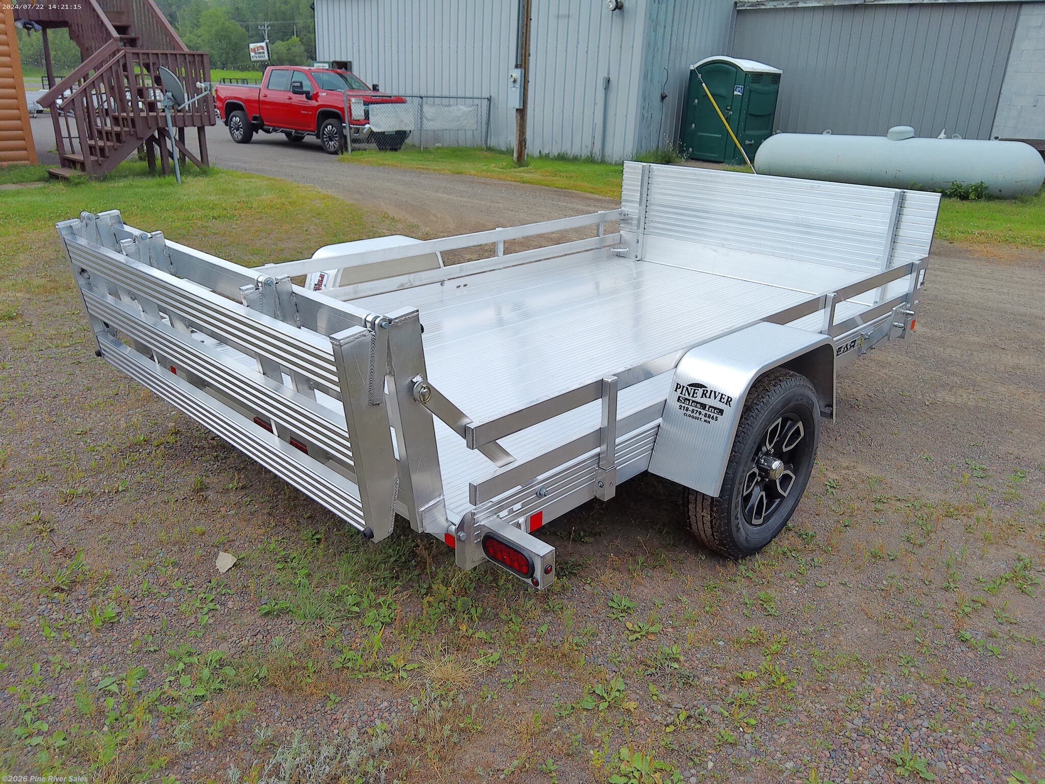 2024 Bear Track 76" x120" Wide Aluminum Utility Trailer