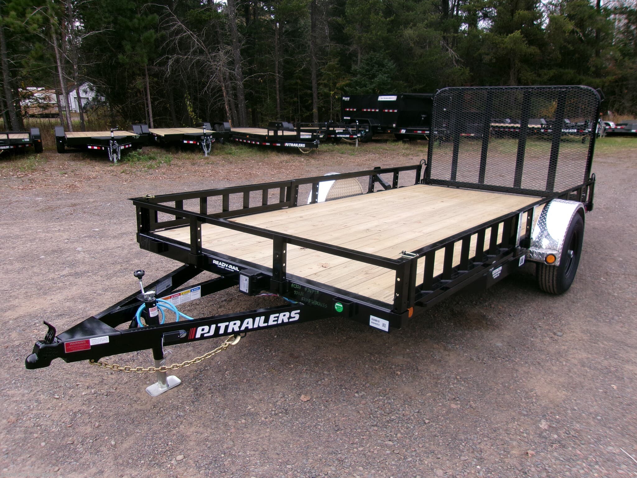 2026 PJ Trailers 83" x 14 (U8) 4995# Single Axle Utility Trailer