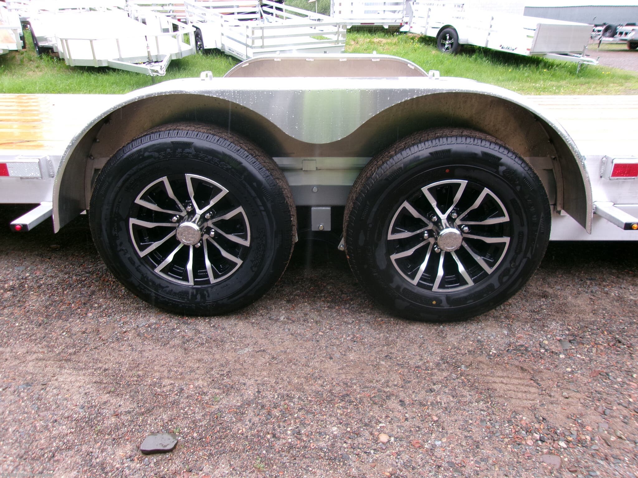 2026 H&H 22' Alum, 10K Speed Low pro Electric Tilt Trailer