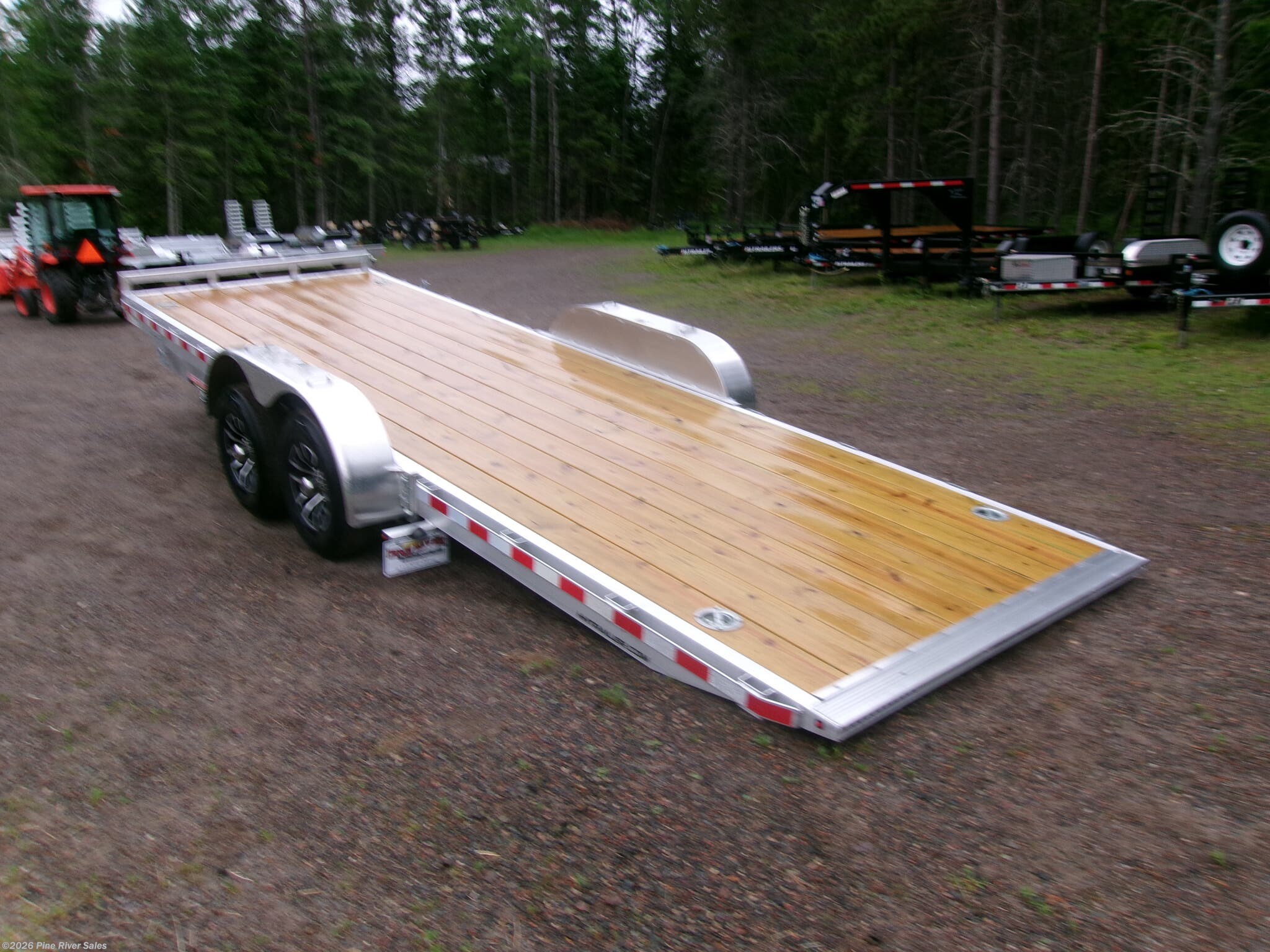 2026 H&H 22' Alum, 10K Speed Low pro Electric Tilt Trailer