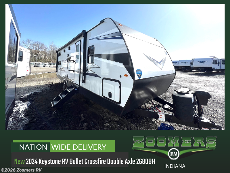 2024 Keystone Bullet Crossfire Double Axle 2680BH RV for Sale in Wabash ...