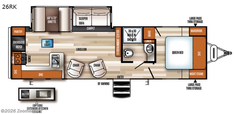 2020 Forest River Vibe 26RK RV for Sale in Wabash, IN 46992 | C-2075 ...