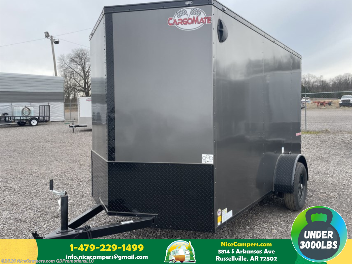 2025 Cargo Mate E-Series 6x10x8 - Charcoal