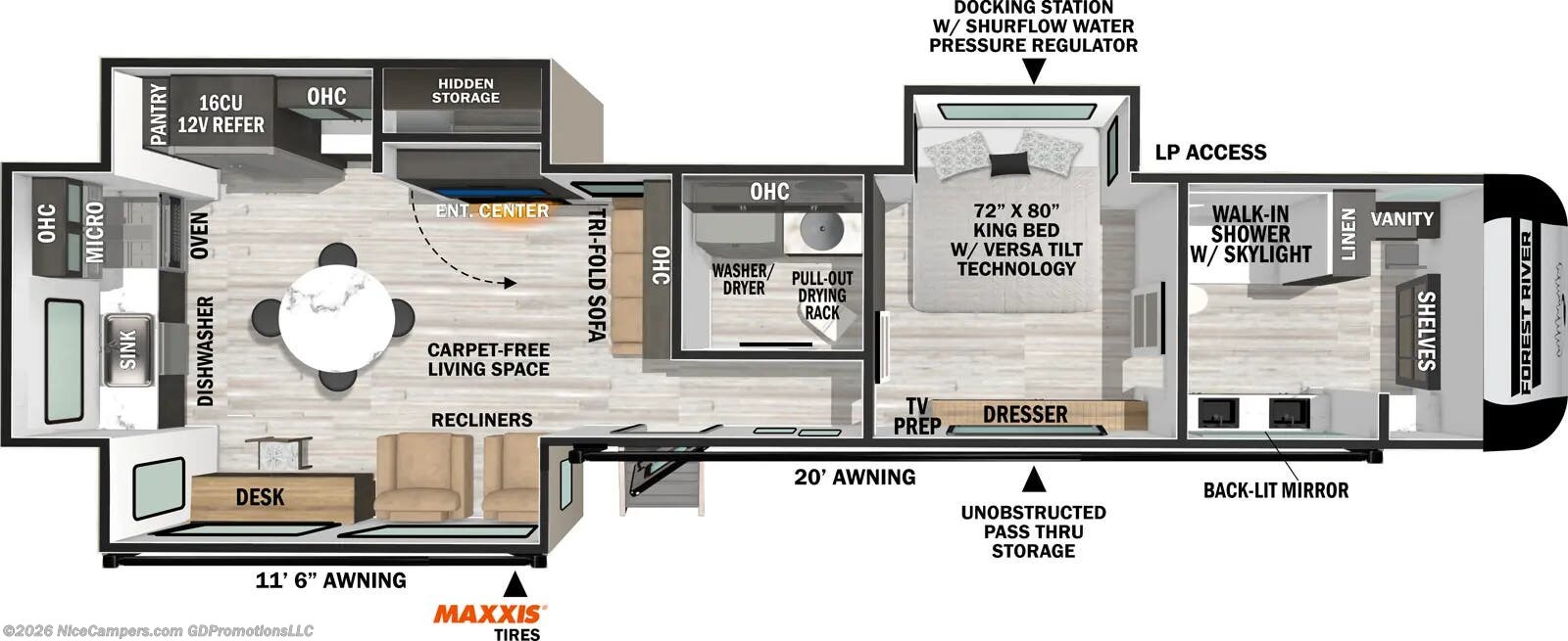 2026 Forest River Impression 360MYR RV for Sale in Russellville, AR ...