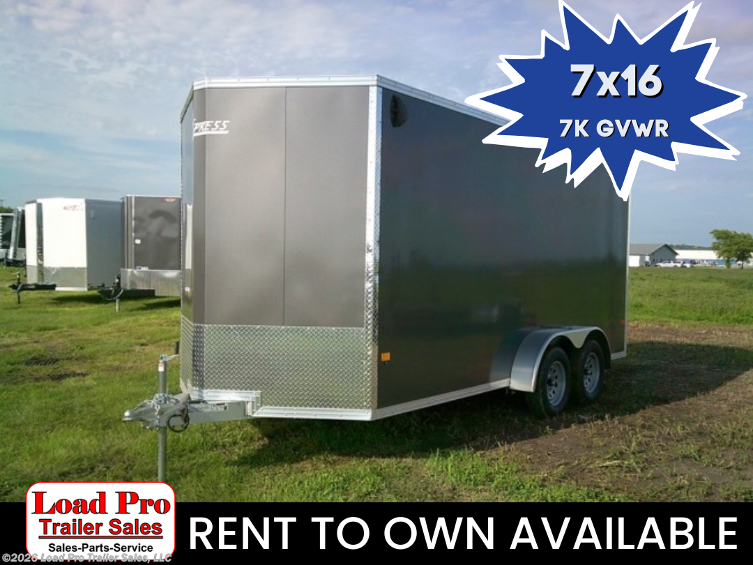 2023 Xpress 7X16 Extra Tall Aluminum Enclosed Trailer