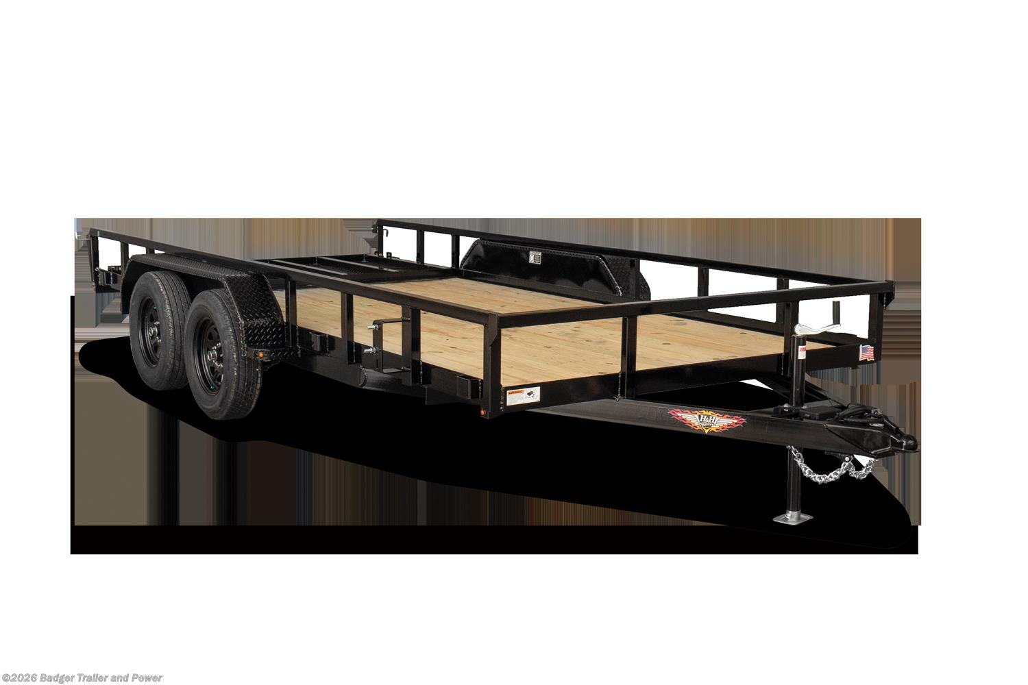 2026 H&H H8220TRS-070 82 X 20 STEEL TANDEM UTILITY TRAILER 7K