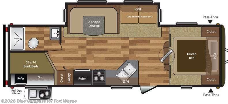 2016 Keystone Hideout 27dbs RV for Sale in Columbia City, IN 46725 ...