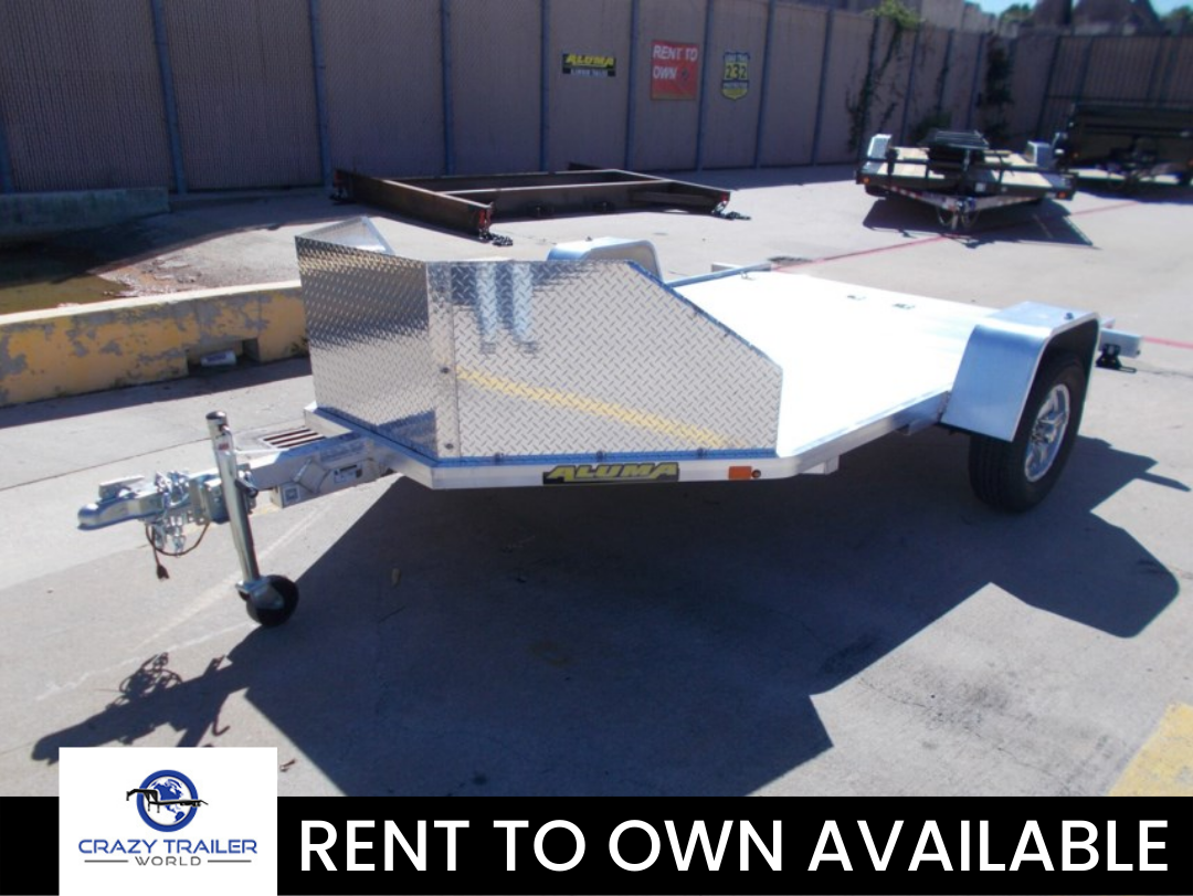 2023 Aluma MC210S-R Aluminum 2 Place Motorcycle Trailer