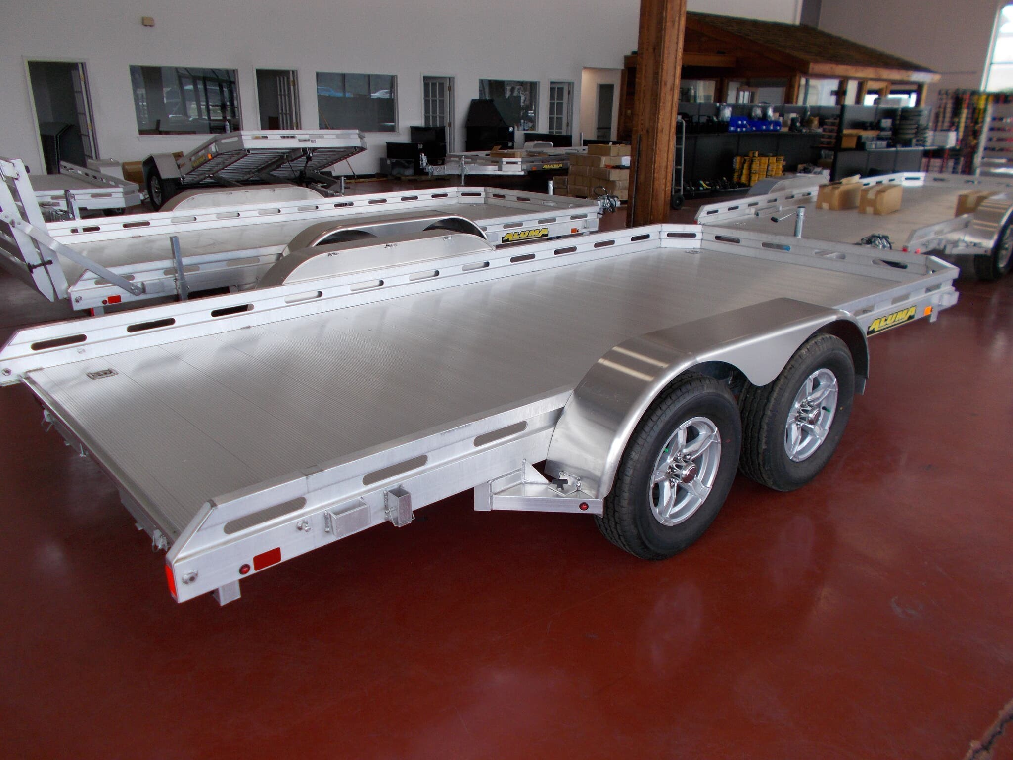 2024 Aluma 7814TA-R 14' Aluminum Utility Trailer