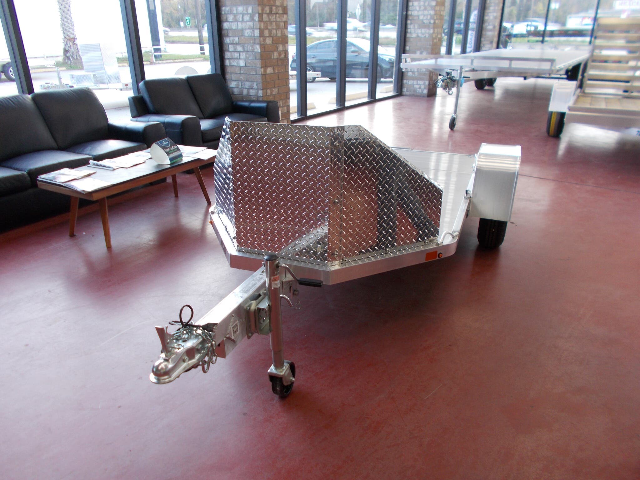 2024 Aluma MC1F-S-R Aluminum Folding Motorcycle Trailer