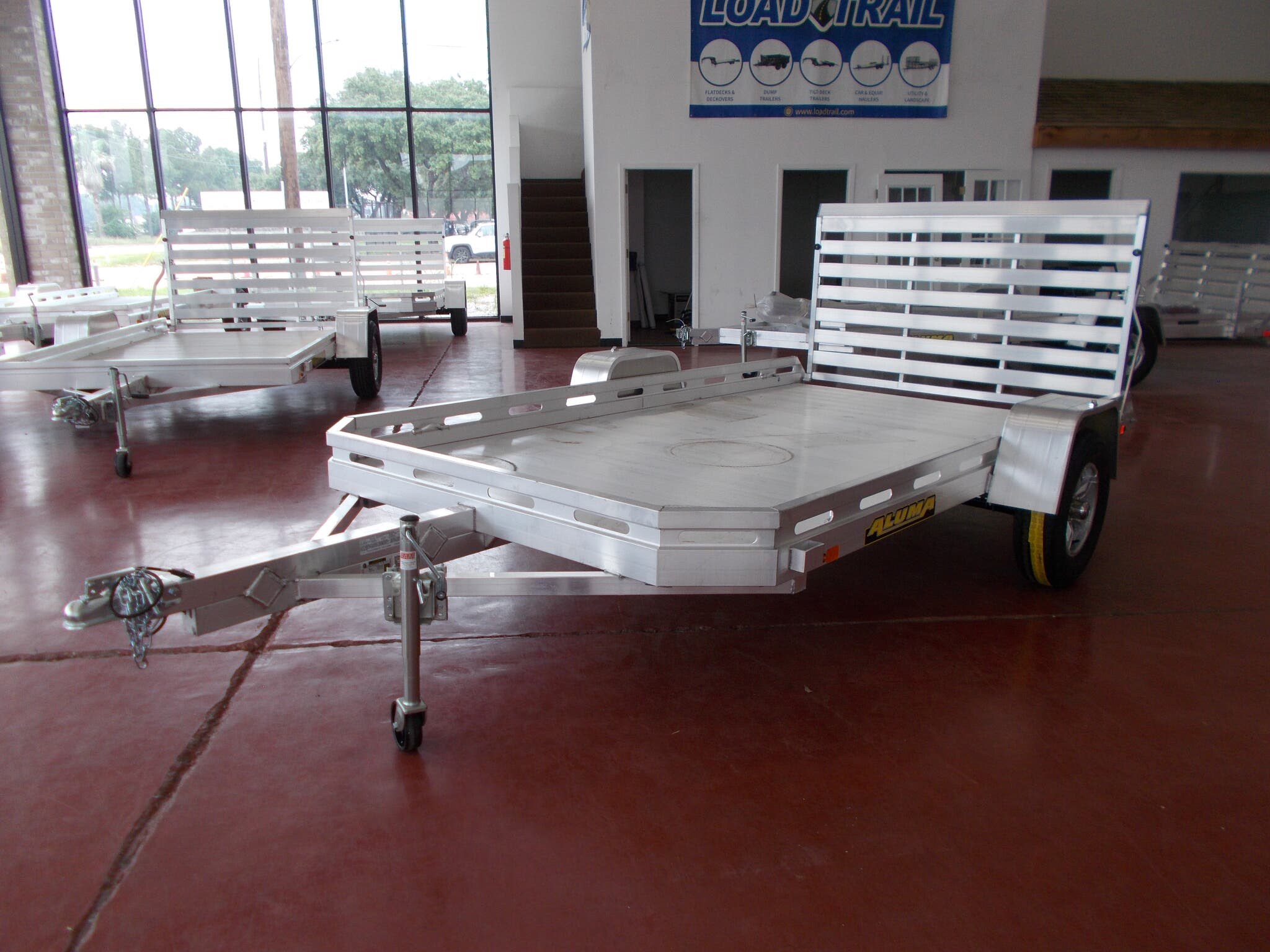2025 Aluma 7712H-S-TG 12' Aluminum Utility Trailer