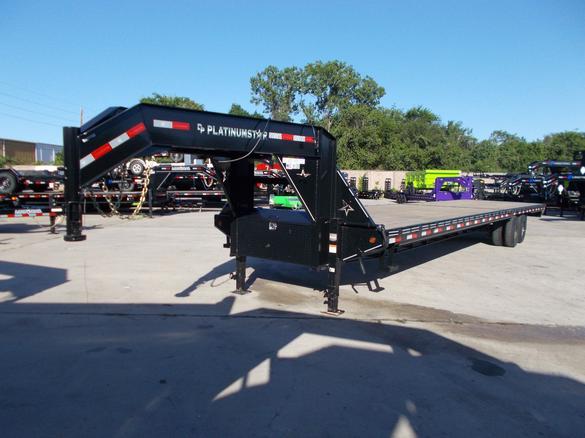 2024 DP Platinum Star 102X40 Deckover Gooseneck Trailer 24K GVWR