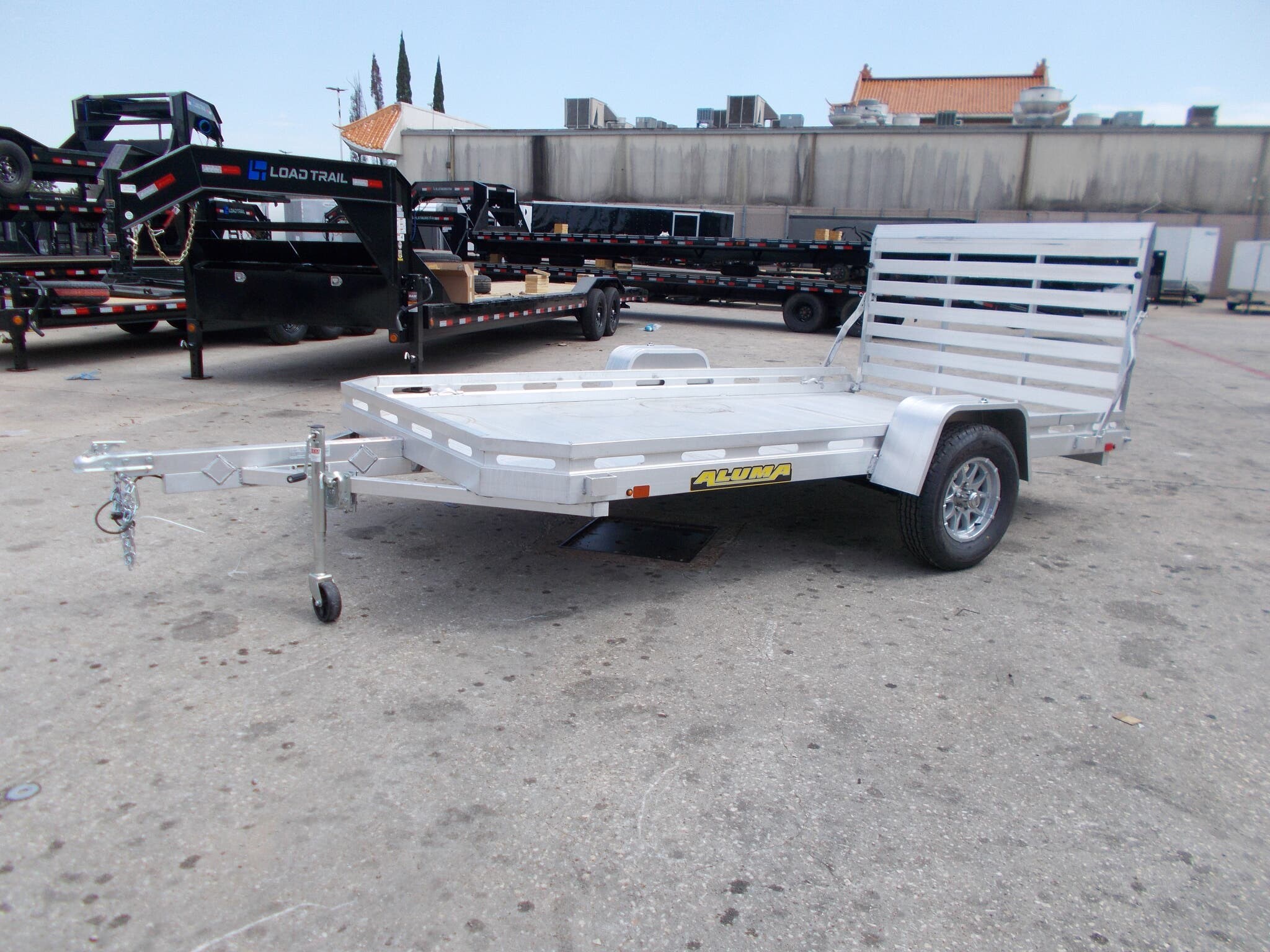 2025 Aluma 7712H-S-TG 12' Aluminum Utility Trailer