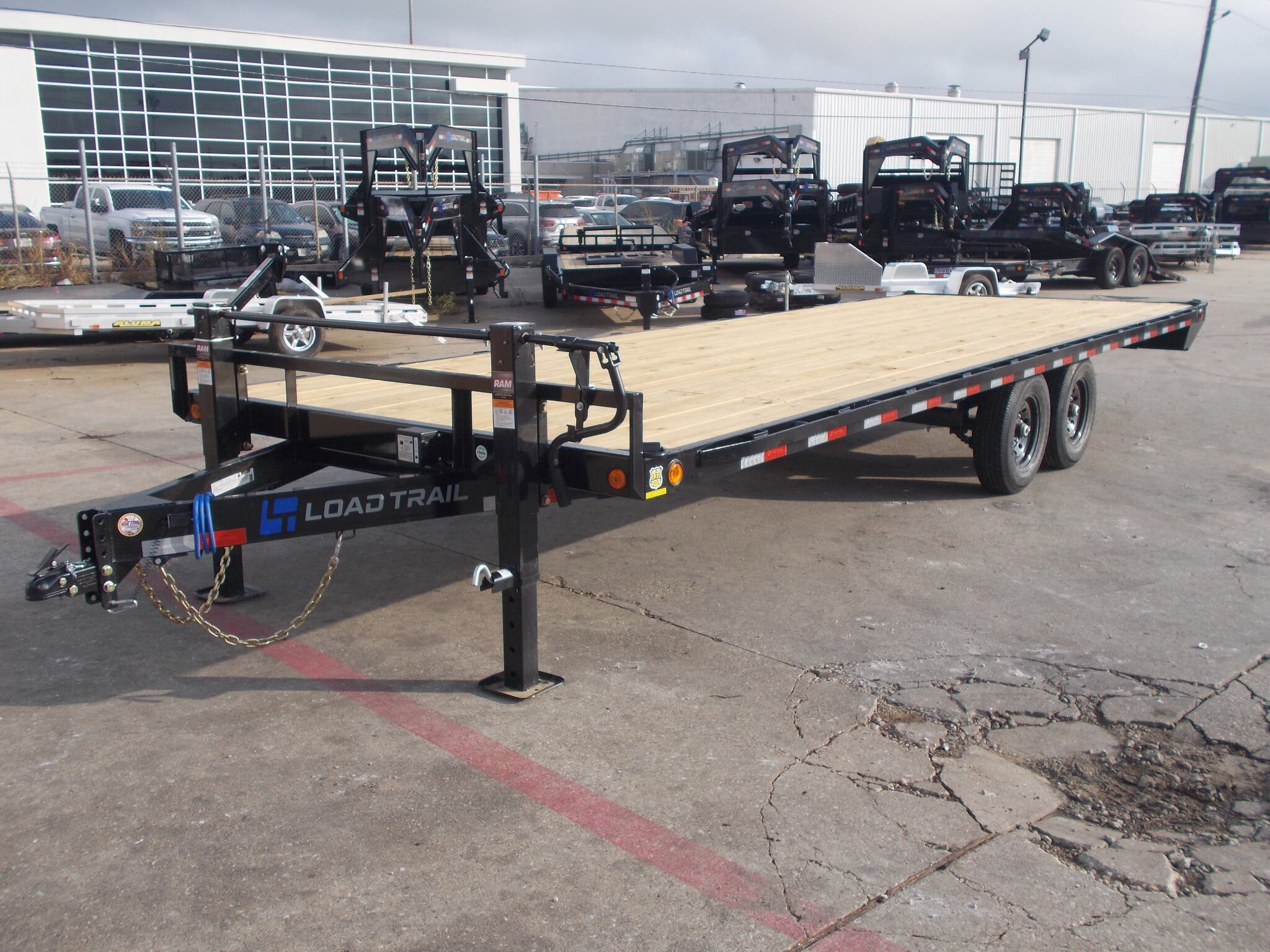 2025 Load Trail DK 102X24 Deck Over Pintle Hook Trailer 14K LB