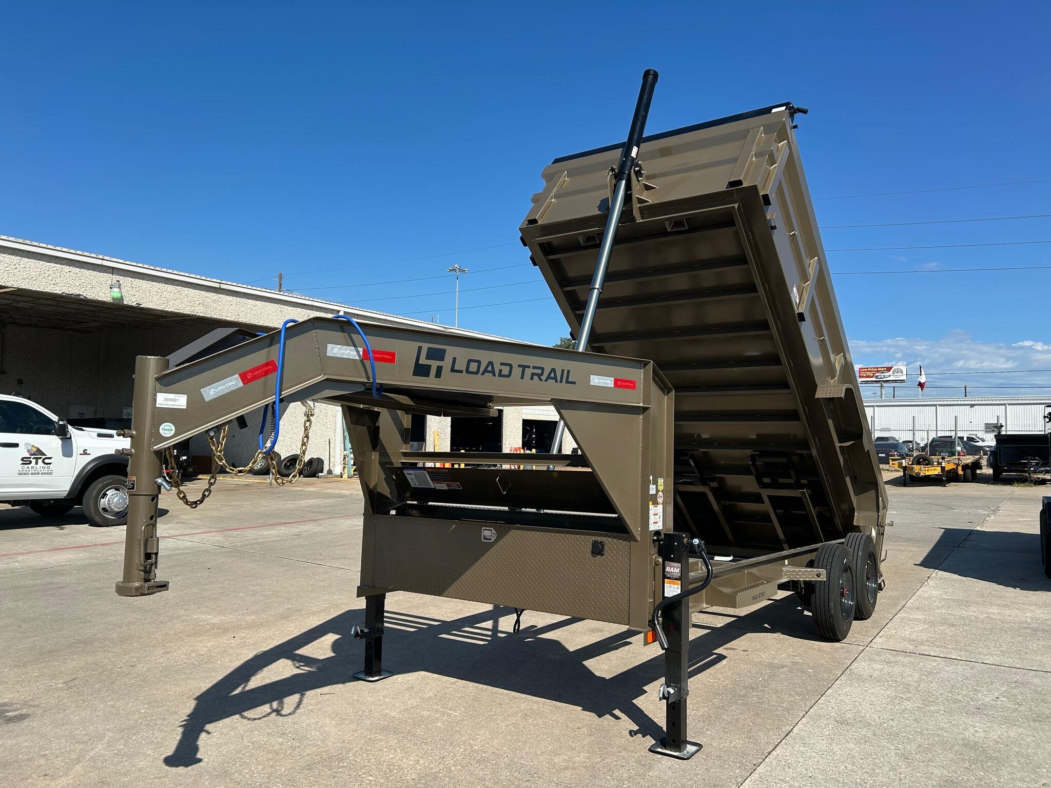 2026 Load Trail DG 83X16X3 Telescopic Gooseneck Dump Trailer 7GA 16K